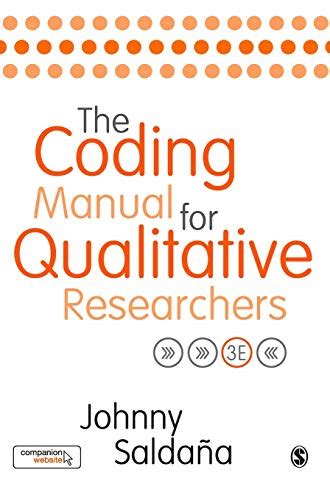 The Coding Manual For Qualitative Researchers 3rd Edition Controses Store