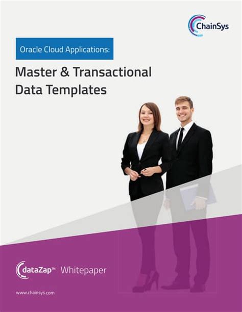 Oracle Cloud Applications Master And Transactions Templates Pdf