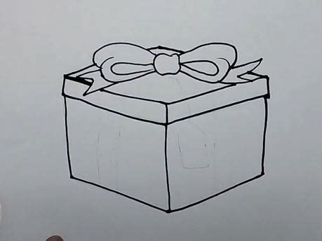How To Draw A Birthday Present Step By Step
