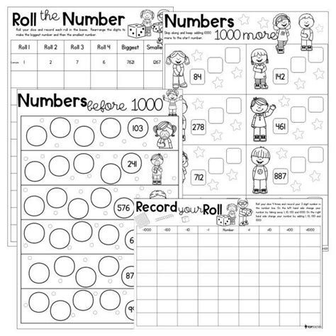 Number And Place Value Worksheets Foundation Teach Starter Worksheets Library