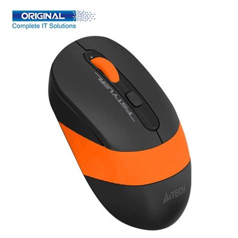 A4TECH FG10 Fstyler Black Orange Wireless Mouse OSL