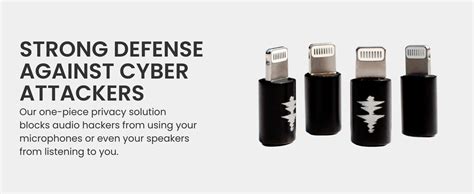 Mic Lock Micro Lightning Audio And Data Security Privacy Protector Single Ended