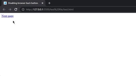 How To Disable Browser Back Button Using Jquery Geeksforgeeks