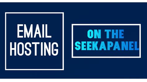 How To Buy Domain Email Address Via Seekahostapp Seekahostapp