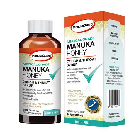 Manuka Honey Cough And Throat Syrup