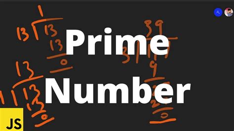Prime Number Javascript Youtube
