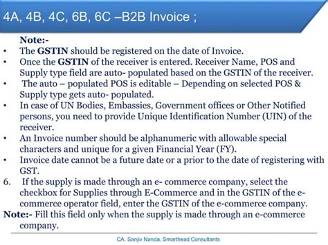 GSTR PPT Filling Step By Step PPTX Business Accounting Finance Business