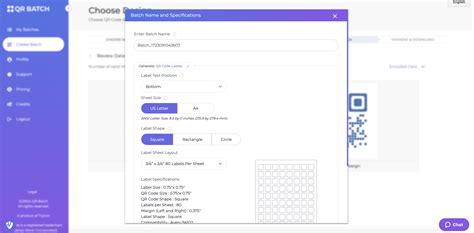 Create Batch Qr Code Labels Qr Batch