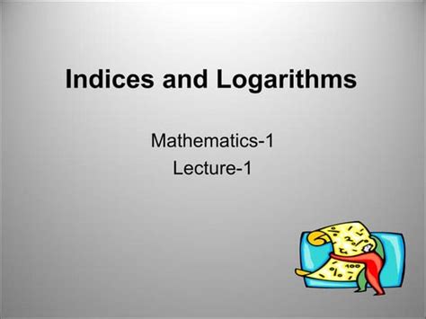 Logarithms Ppt