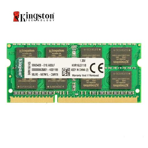 8gb Ddr3 1600mhz Low Voltage Notebook Memory