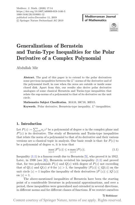 Generalizations Of Bernstein And Turán Type Inequalities For The Polar Derivative Of A Complex
