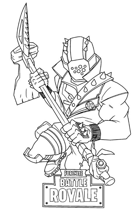 Dibujos De Fortnite Imprimir Para Colorear