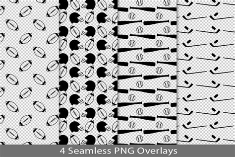 Seamless Pattern Overlay Black PNG 4084818