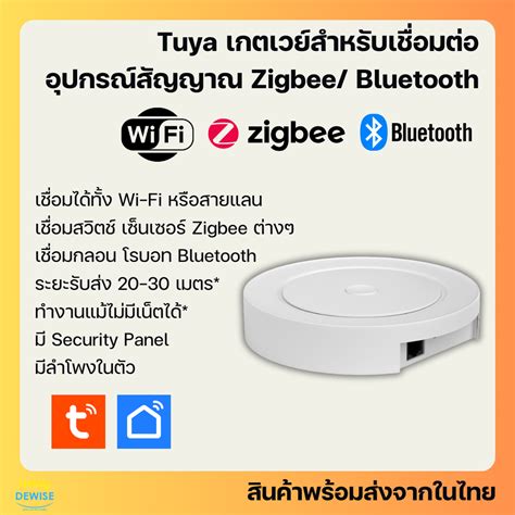 Tuya เกตเวย์ Multi Mode Gateway Jmmgw01 แบบต่อสายแลนหรือ Wi Fi สำหรับเชื่อมต่ออุปกรณ์ Zigbee