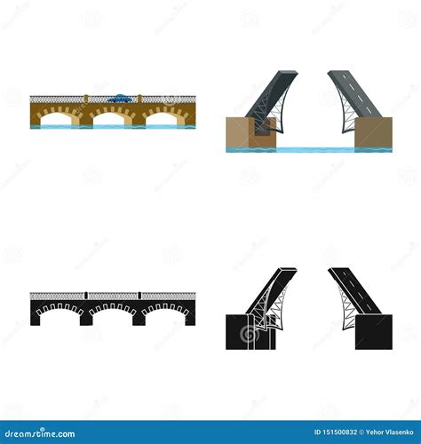 Vector Design Of Connection And Design Icon Collection Of Connection And Side Vector Icon For