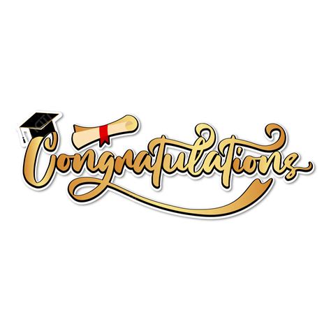 Congratulations Graduation Vector Png Images Congratulations Graduates And Gold Abstract