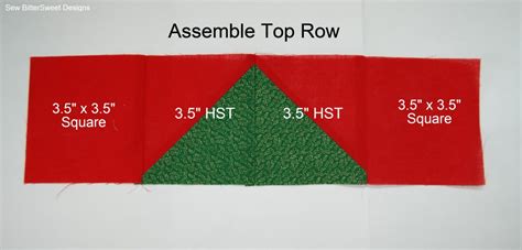 O Christmas Tree Block Tutorial Sew Bittersweet Designs