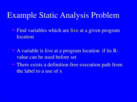 Ppt Comprehensive Guide On Static Program Analysis Powerpoint