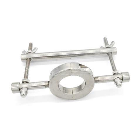 Male Scrotum Sm Clamp Ball Fixture Crusher Testicle Scrotal Torture Ring