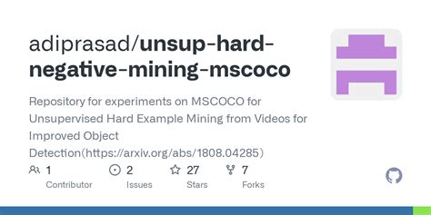 Github Adiprasadunsup Hard Negative Mining Mscoco Repository For