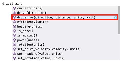 Using The Autocomplete Feature In A VEXcode EXP Python Project VEX