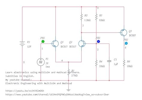Voltage Comparator With Npn Transistor