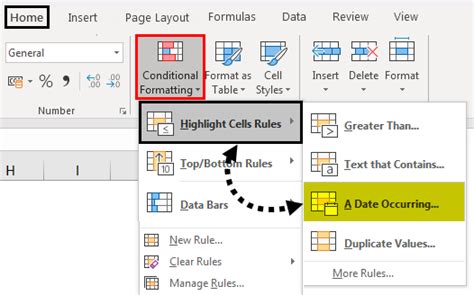 conditional formatting for dates in excel how to use examples