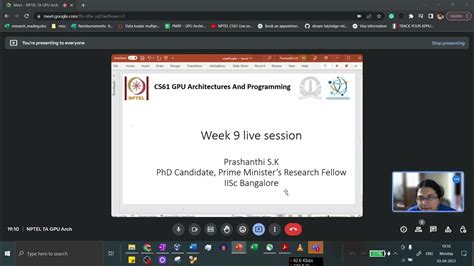 Week 9 Live Session Nptel Cs61 Gpu Architectures And Programming
