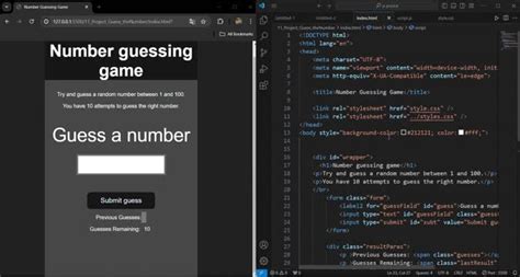 Finished A Number Guessing Game With Javascript Prasad Pawar Posted On The Topic Linkedin