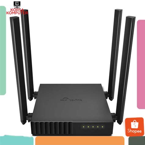 Jual Router TP LINK AC1200 Dual Band WiFi Router Internet Kantor TPLINK TP LINK AC1200 Dual Band