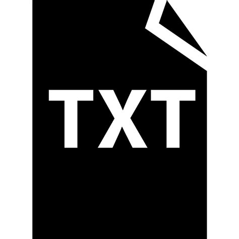 Txt Text File Vector Svg Icon Svg Repo
