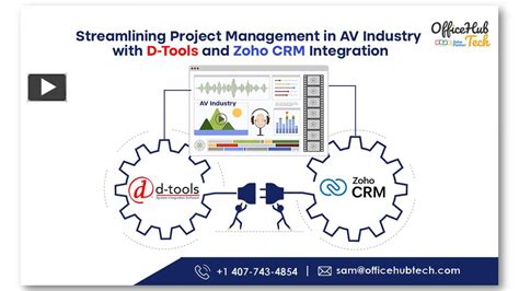 Ppt Streamlining Project Management In The Av Industry With D Tools For Zoho Crm Extension