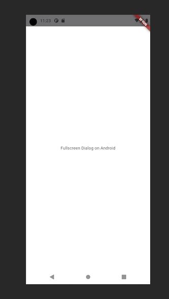 Dialogfullscreen Has Bottom Barrier In Ios · Issue 123611 · Flutterflutter · Github