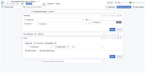 Building Pipelines • Getting Started • Create A Streaming Pipeline With Pipeline Builder • Palantir