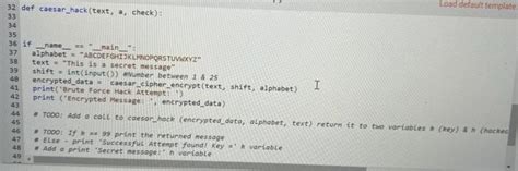 Solved The Caesar Cipher Algorithm Was Introduced In Week