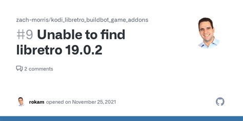 Unable To Find Libretro 19 0 2 Issue 9 Zach Morris Kodi Libretro