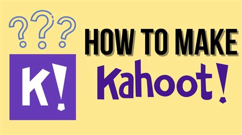 How To Make A Kahoot Game YouTube