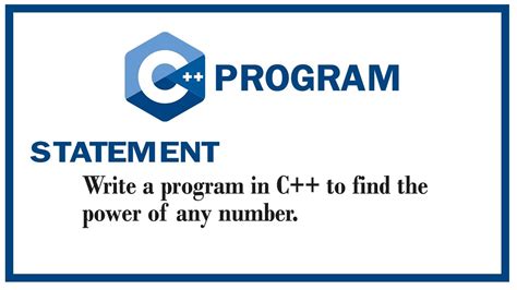 cpp program to find the power of any number youtube