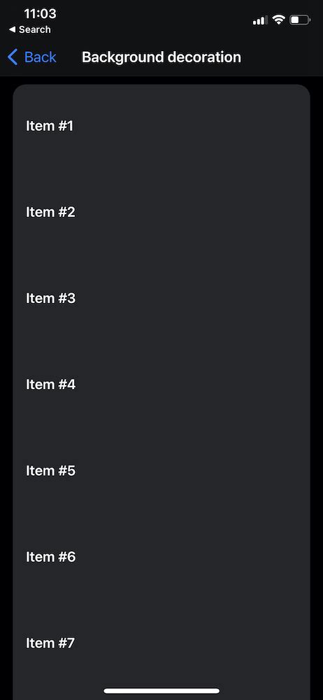 Using Background Decoration Views With Compositional Layout Filip Němeček