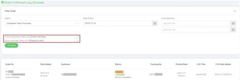 How To Use Order Fulfillment Log UniCart Support Center