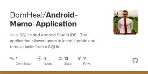 GitHub DomHeal Android Memo Application Java SQLite And Android