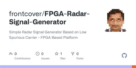 Github Frontcoverfpga Radar Signal Generator Simple Radar Signal Github Frontcoverfpga Radar Signal Generator Simple Radar Signal