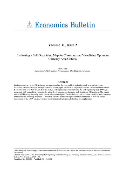 Pdf Evaluating A Self Organizing Map For Clustering And Visualizing