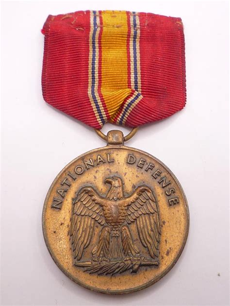Usa United States National Defense Medal Etsy