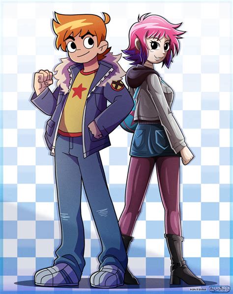 Scott Pilgrim And Ramona Flowers Collab By Faisaladen On Deviantart