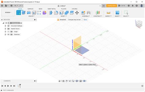 No Prompt For Origin Construction Plane Autodesk Community