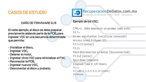 Especialistas En Recuperación De Datos En México Qué Son Los Vsc Vendor Specific Command