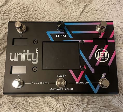 Jet Pedals Unity Midi Controller Loop Switcher Full Reverb