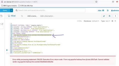 Solved Re Cannot Validate Serde Orgapachehadoophive
