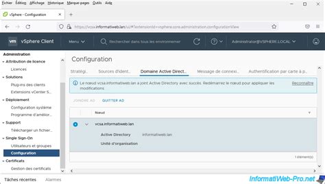 Join Vcenter Server Vcsa To An Active Directory Domain On Vmware